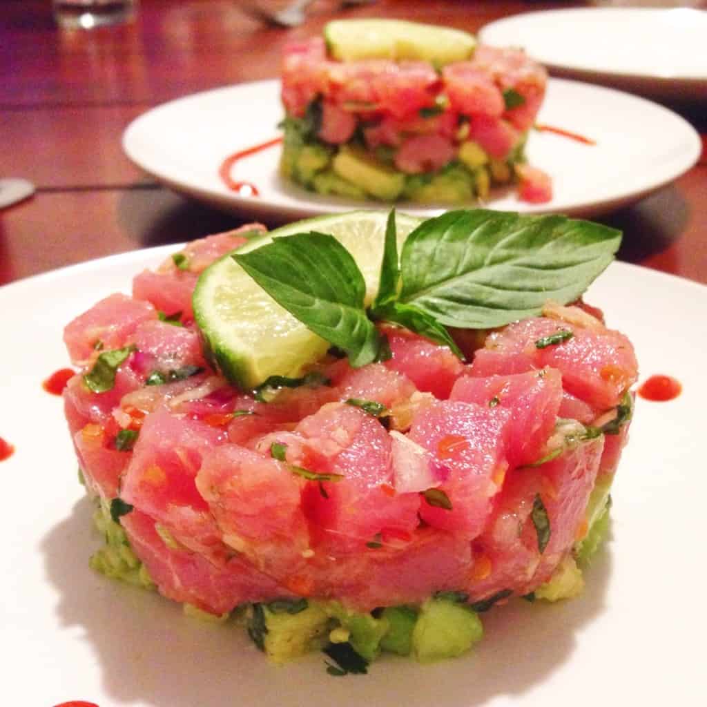 Thai Tuna Tartare Choosingchia Thai Tuna Tartare Choosingchia
