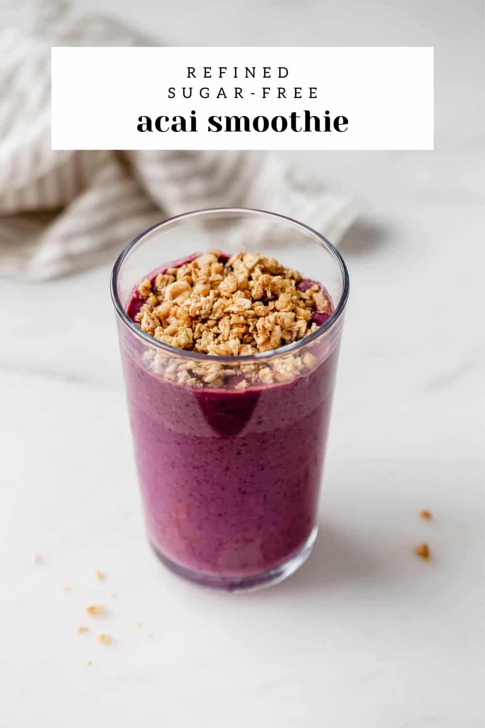 Acai Smoothie - Choosing Chia
