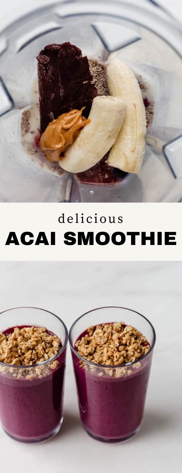 Acai Smoothie - Choosing Chia