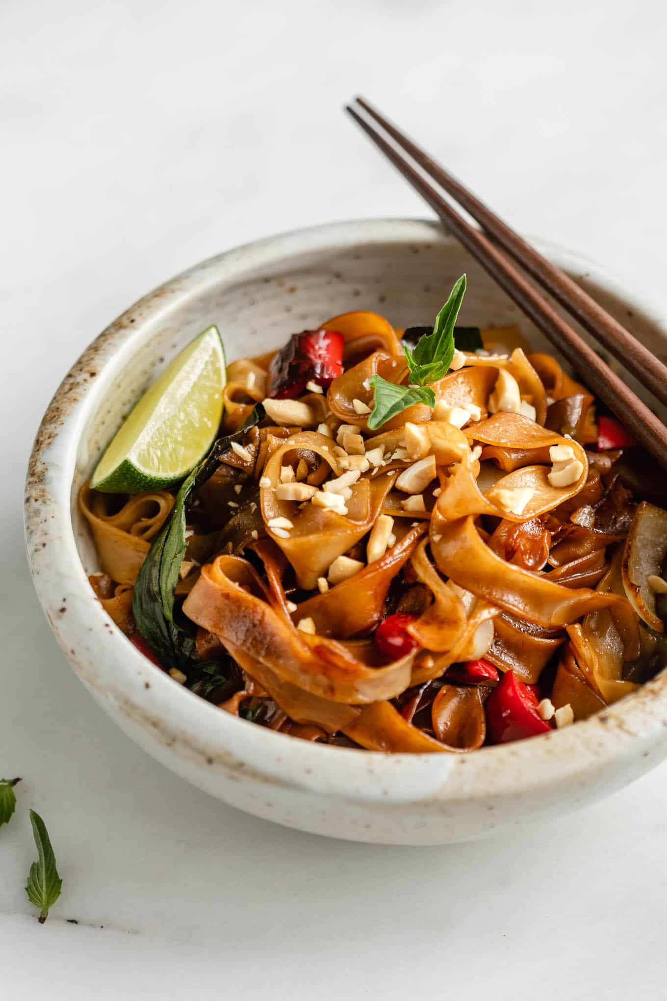 Thai Drunken Noodles (Pad Kee Mao) - Choosing Chia