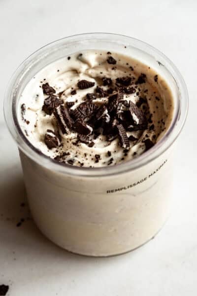 High Protein Ninja Creami Cookies And Cream - Choosing Chia